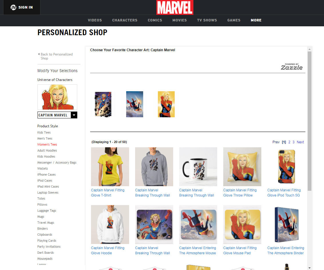 Marvel Shop Personalize Shop – Tim Bannock